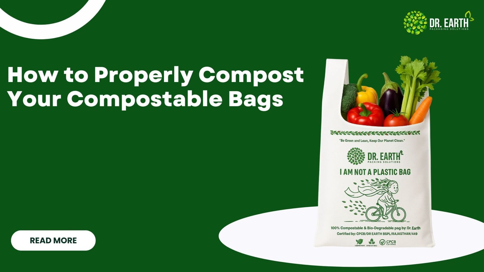 Top Compostable Bags in India | Dr. earth